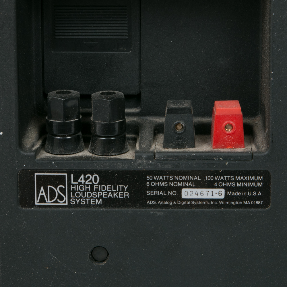 ADS L420 Bookshelf Speakers | EBTH