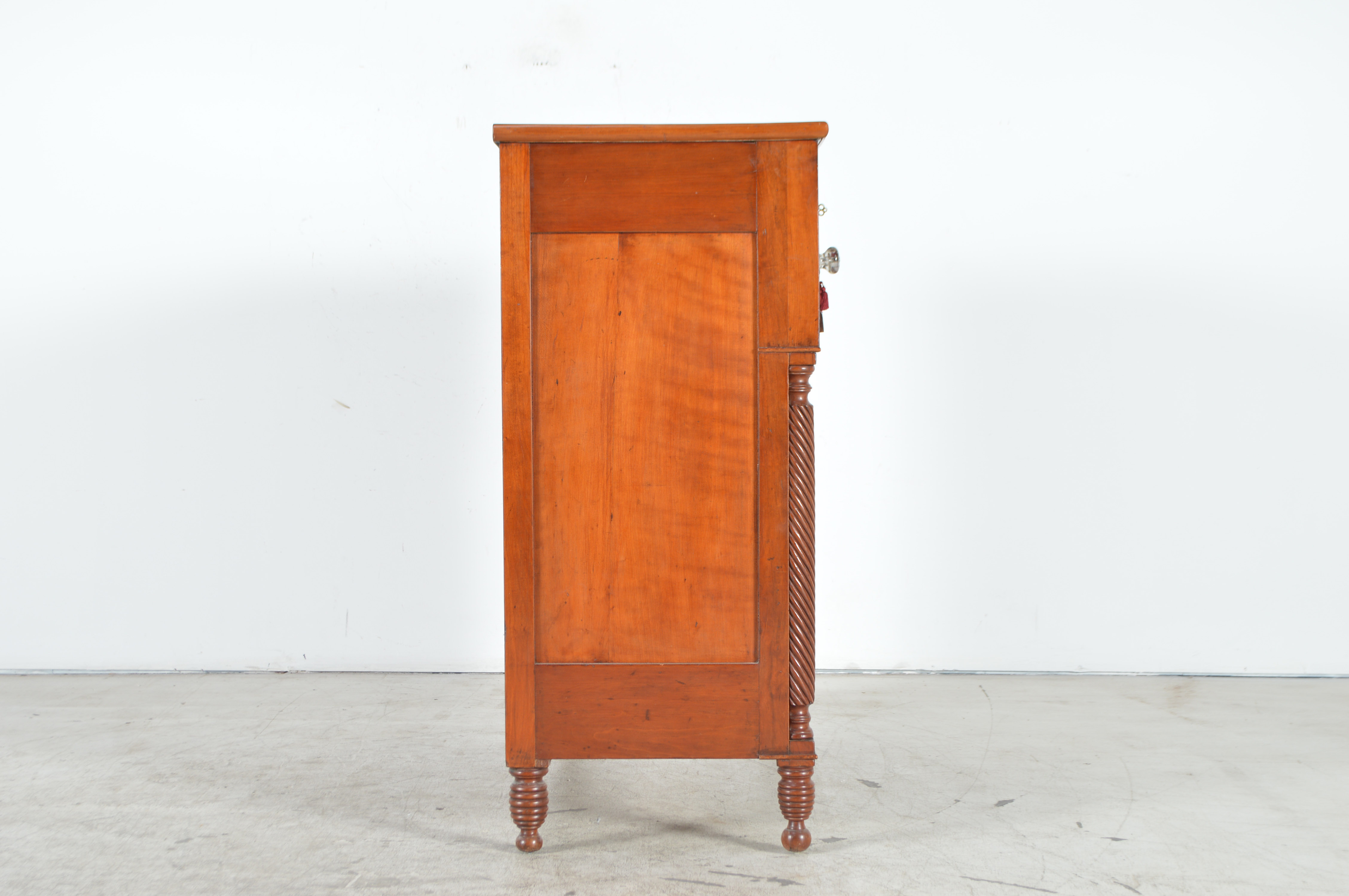 Antique Empire Style Cherry Butler's Desk | EBTH