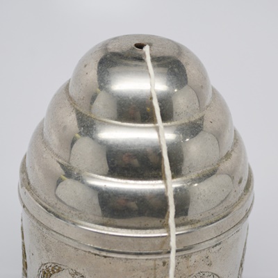 Vintage Silver Tone String Holder | EBTH