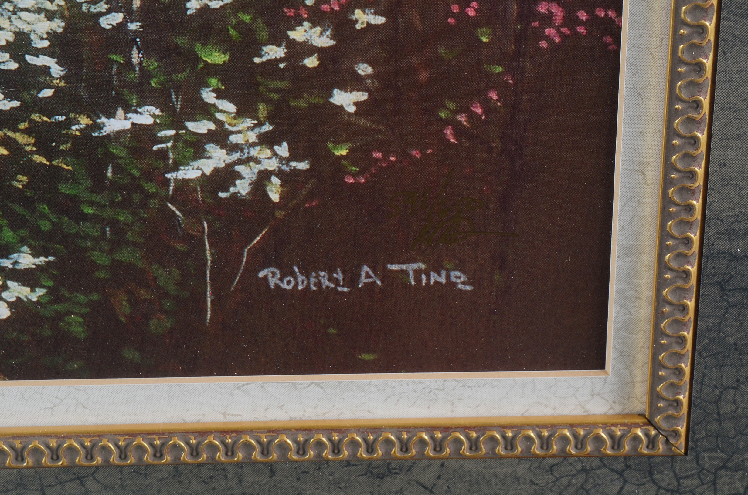 Robert A. Tino Signed Limited Edition Offset Lithograph "First Greens ...