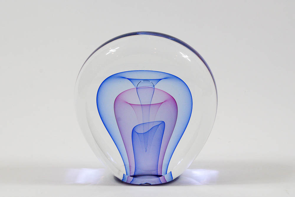 Ed Nesteruk Art Glass Paperweight | EBTH