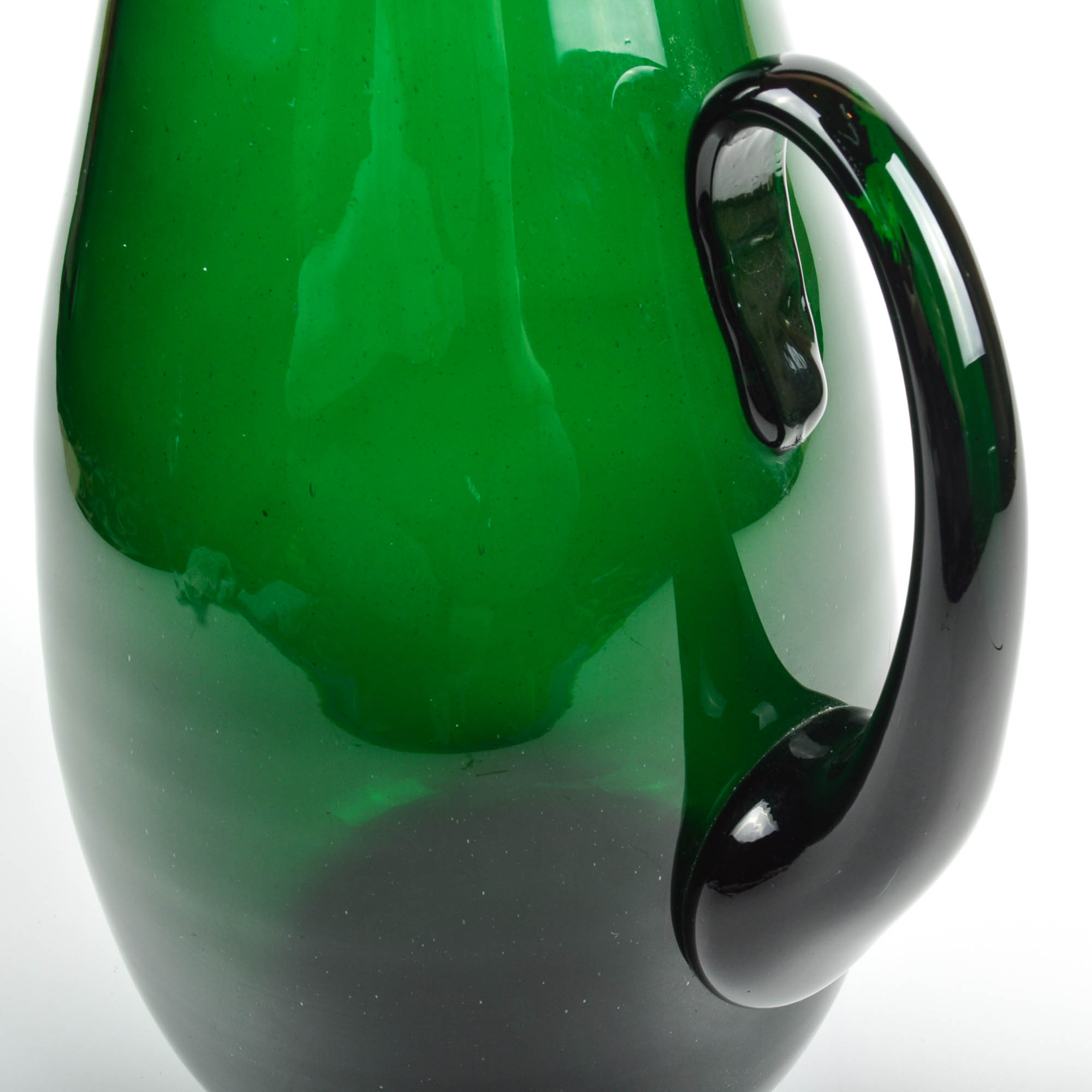 Two Vintage Blenko Glass Pitchers | EBTH