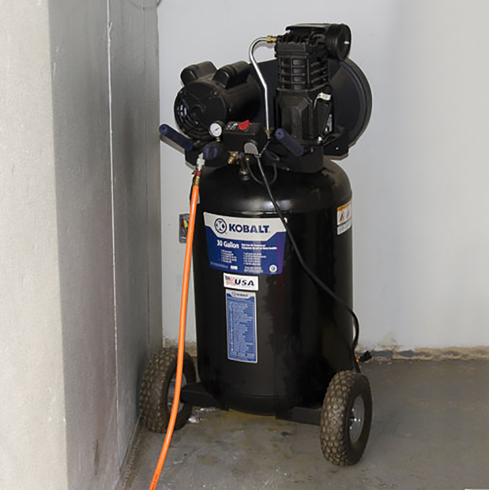 Kobalt 30 Gallon Cast Iron Air Compressor | EBTH