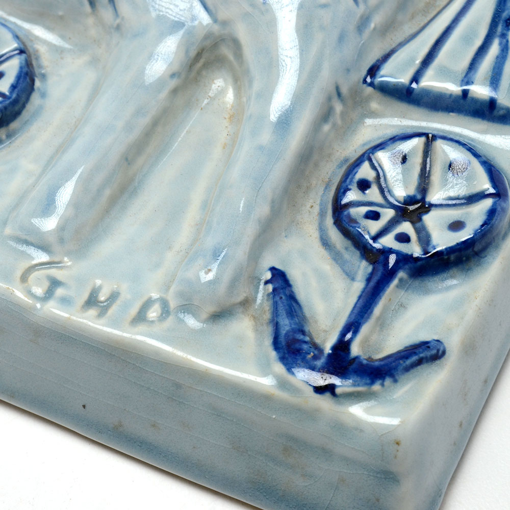 Danish Art Pottery Tile | EBTH