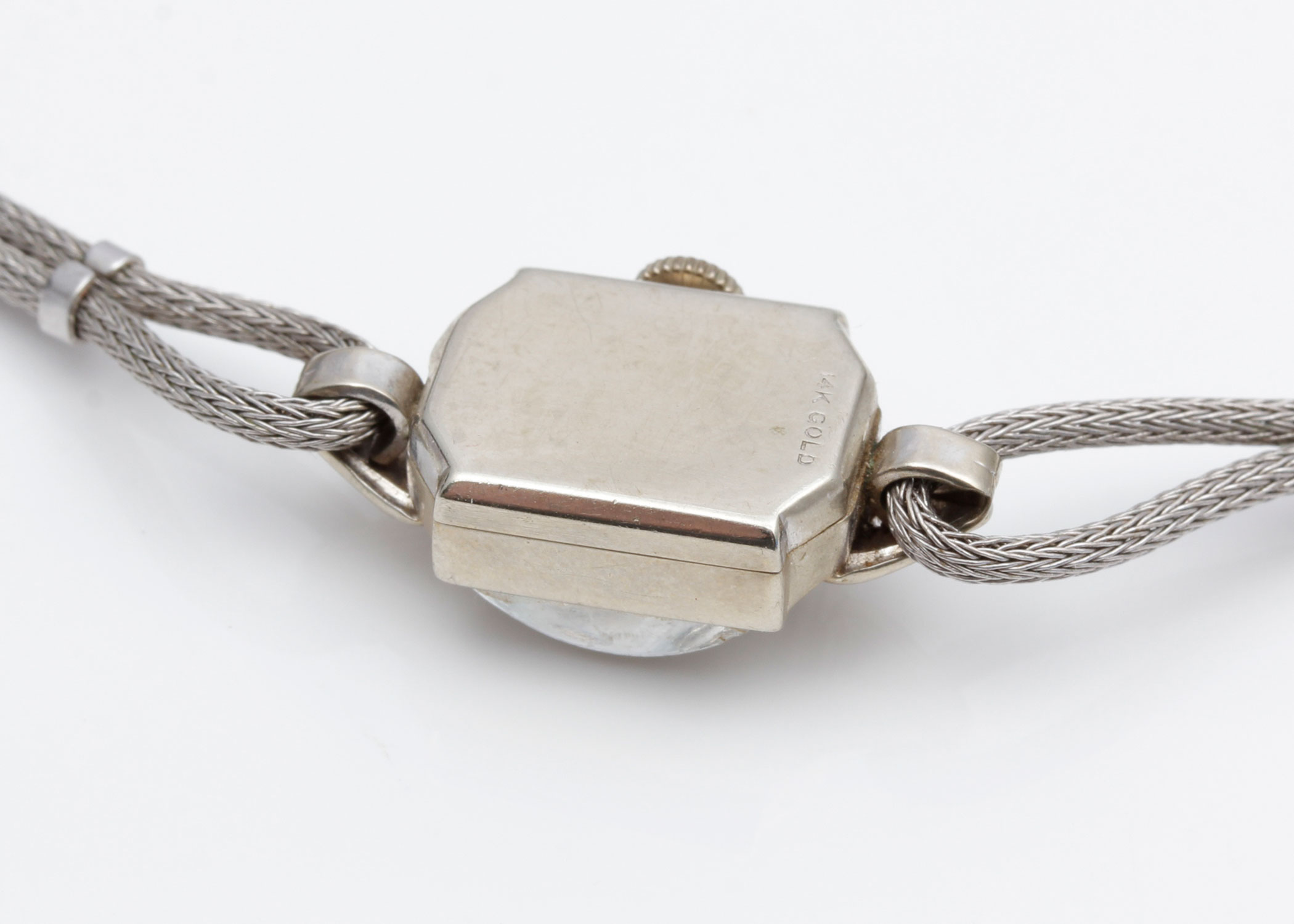 14K White Gold Diamond Nicolet Women's Wristwatch | EBTH