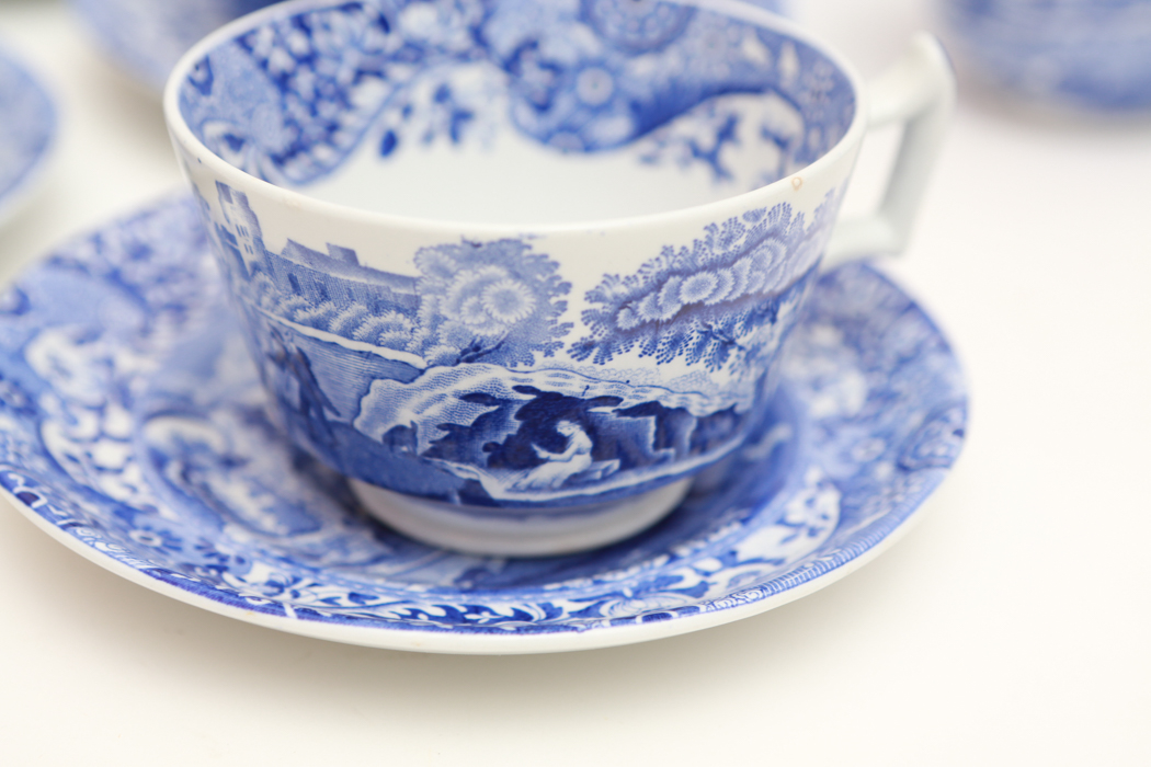 Vintage Copeland Spode "Blue Italian" Tea Set | EBTH