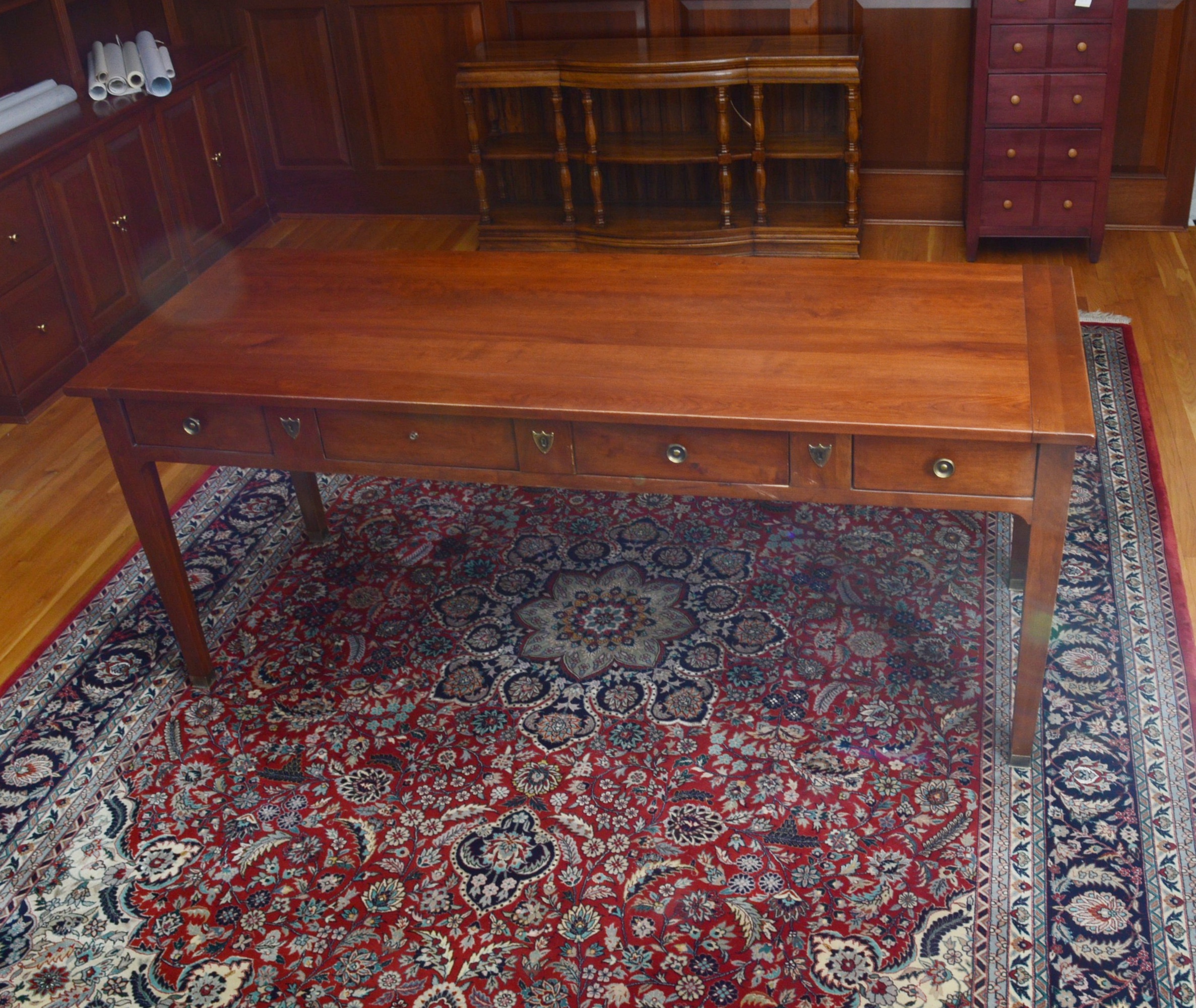 Cherry Library Table | EBTH