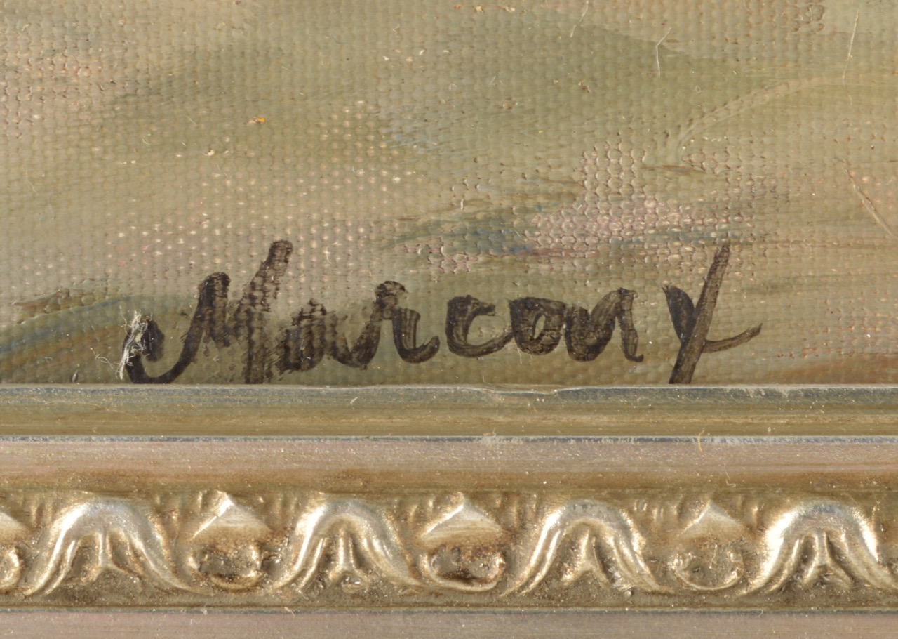 Felix Marcoux Oil Painting on Canvas "Venice Mooring" | EBTH