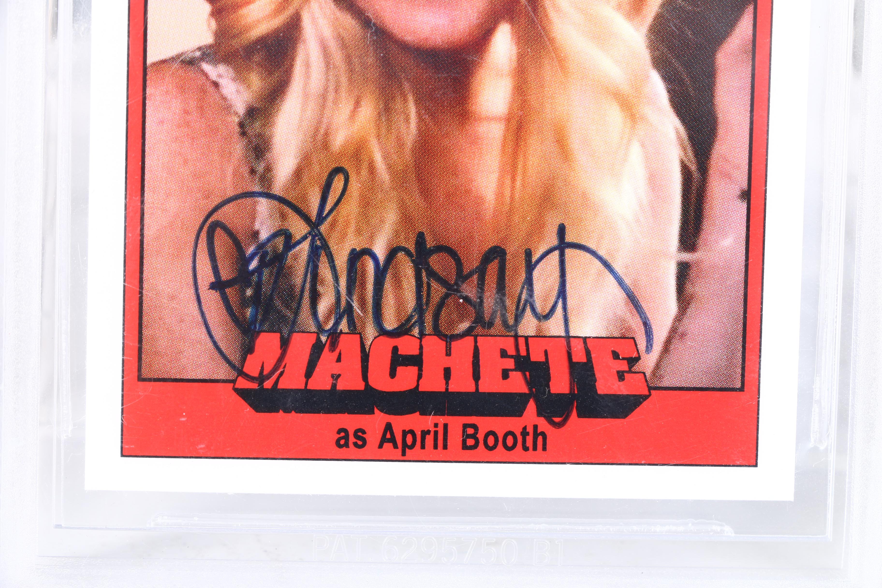 Lindsay Lohan "Machete" Signed Trading Card | EBTH