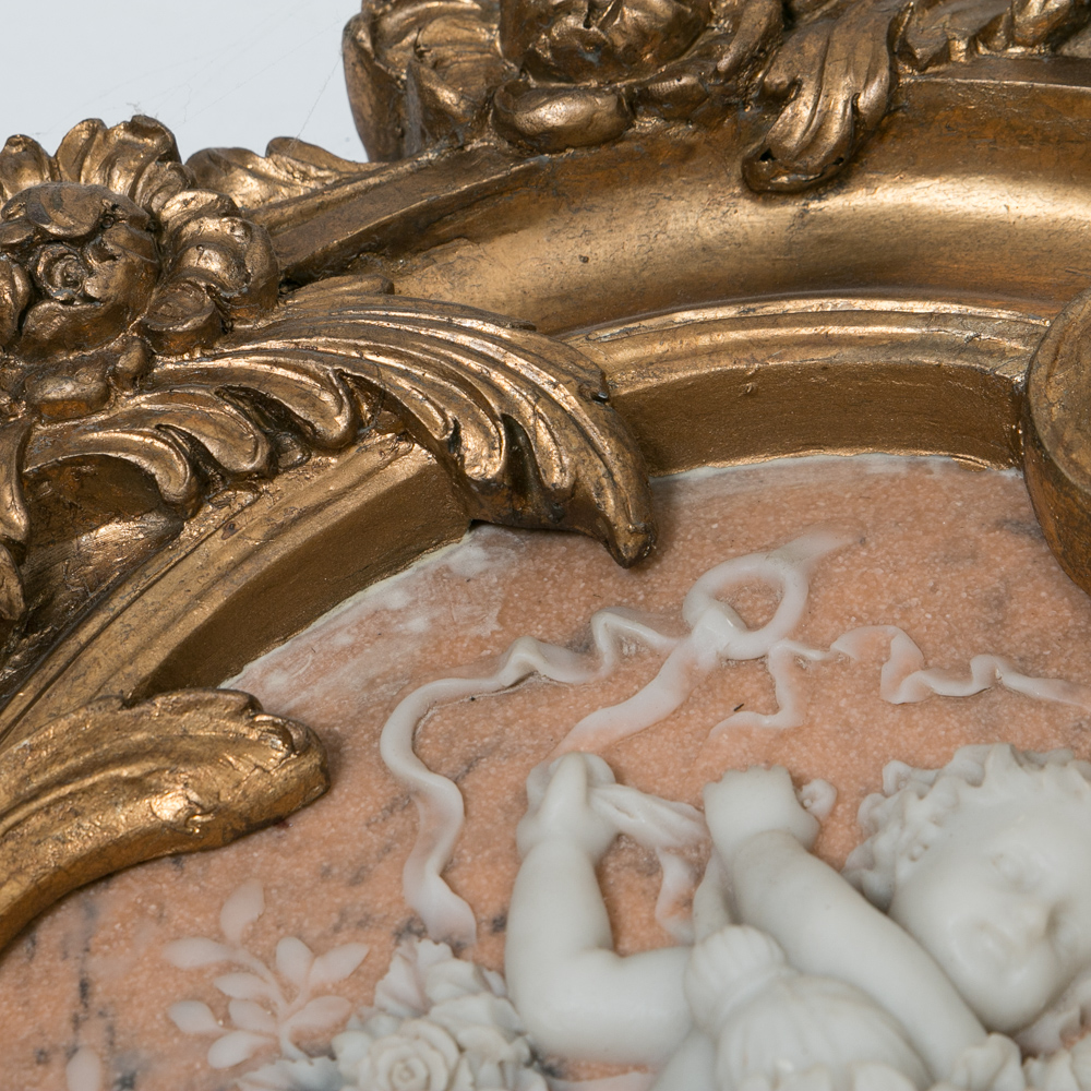 Rococo Style Putti Trumeau Wall Mirror | EBTH