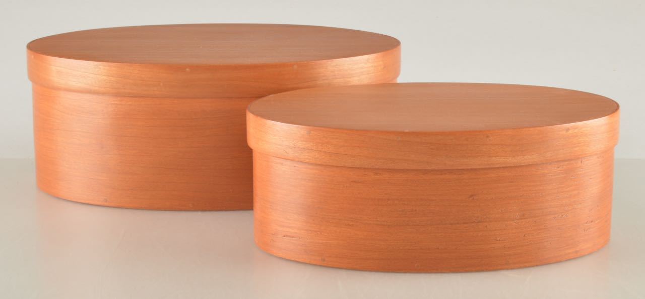 Cherry Shaker Style Oval Nesting Boxes | EBTH