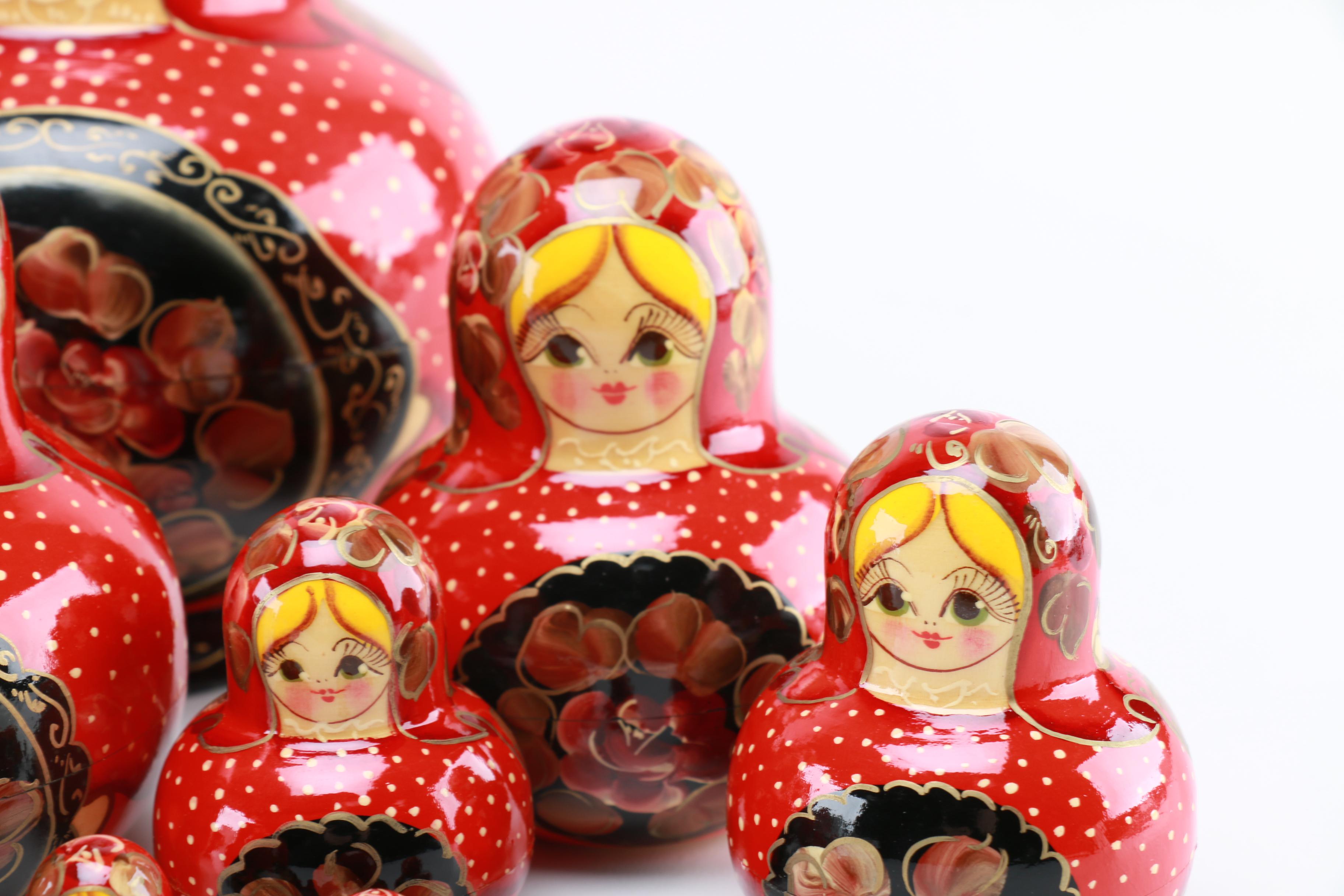 Two Sets of Matryoshka Nesting Dolls | EBTH