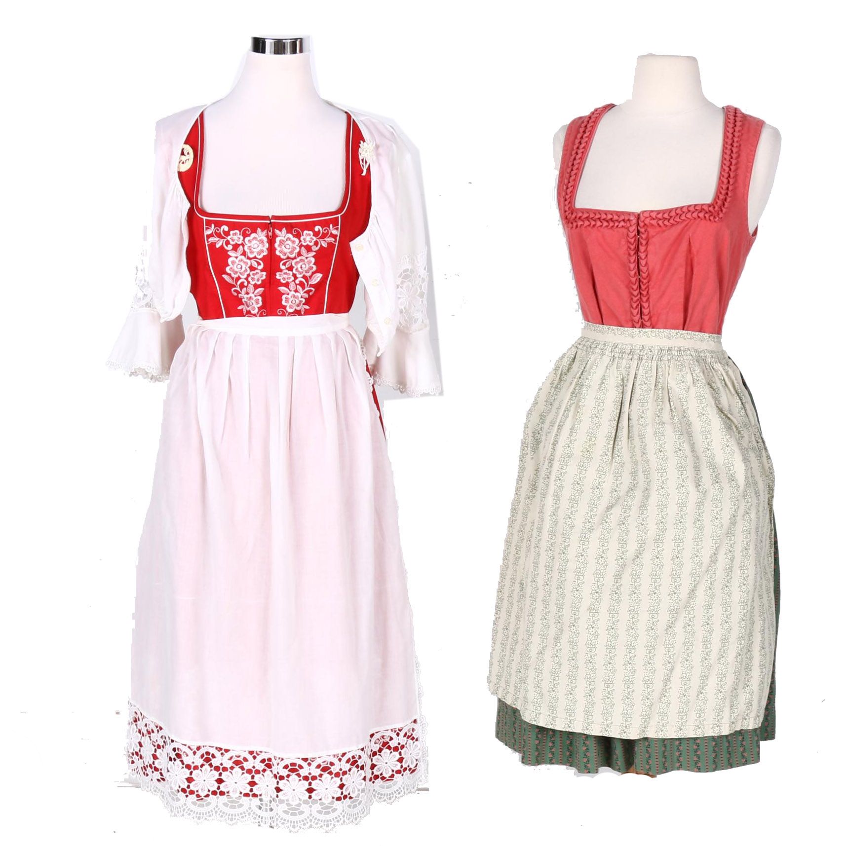 Austrian Dirndl Dresses With Aprons | EBTH