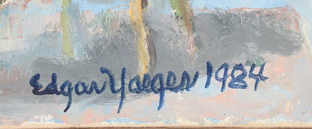 Edgar Yaeger Original Oil on Canvas | EBTH