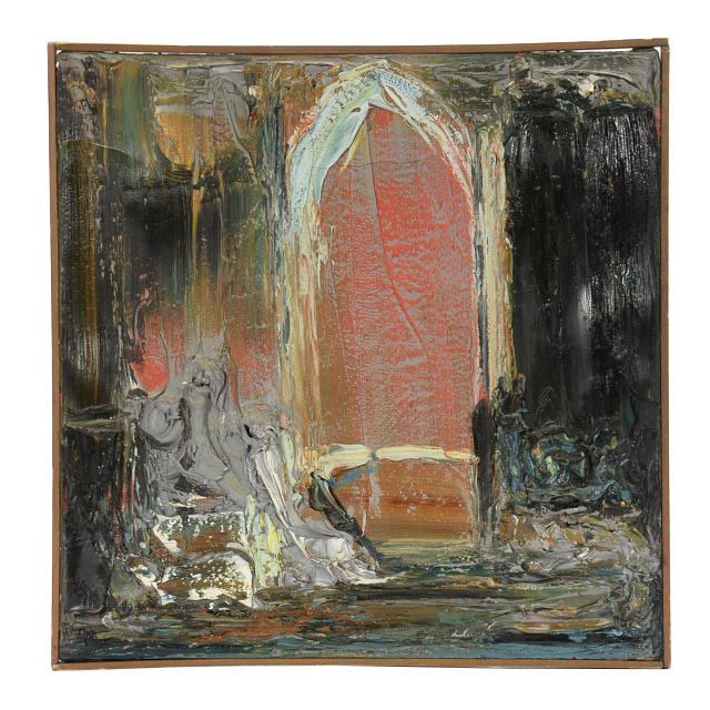 Joachim Probst Original 1971 Oil Painting on Canvas "Motif" | EBTH