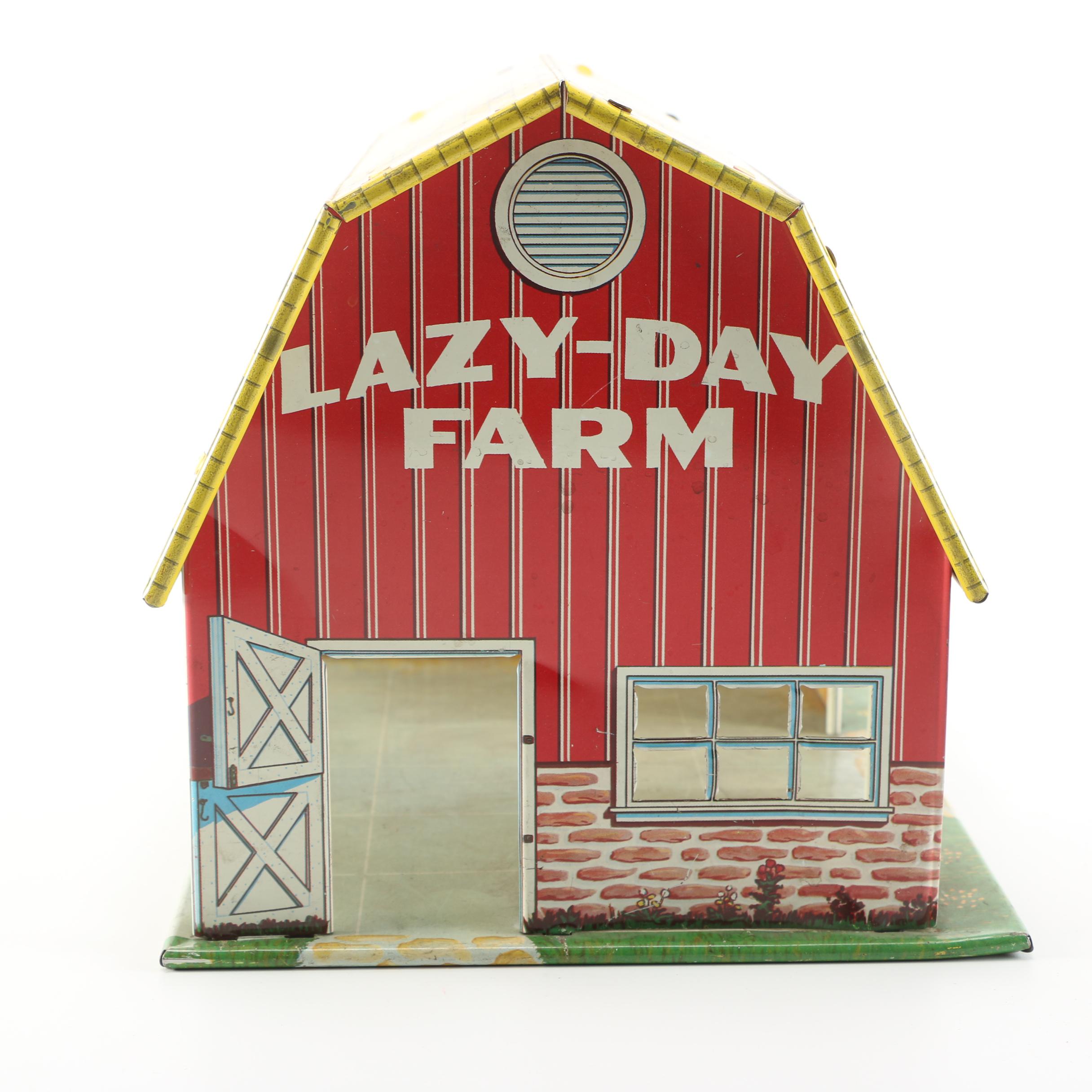 Vintage Marx Lazy-Day Tin Barn | EBTH