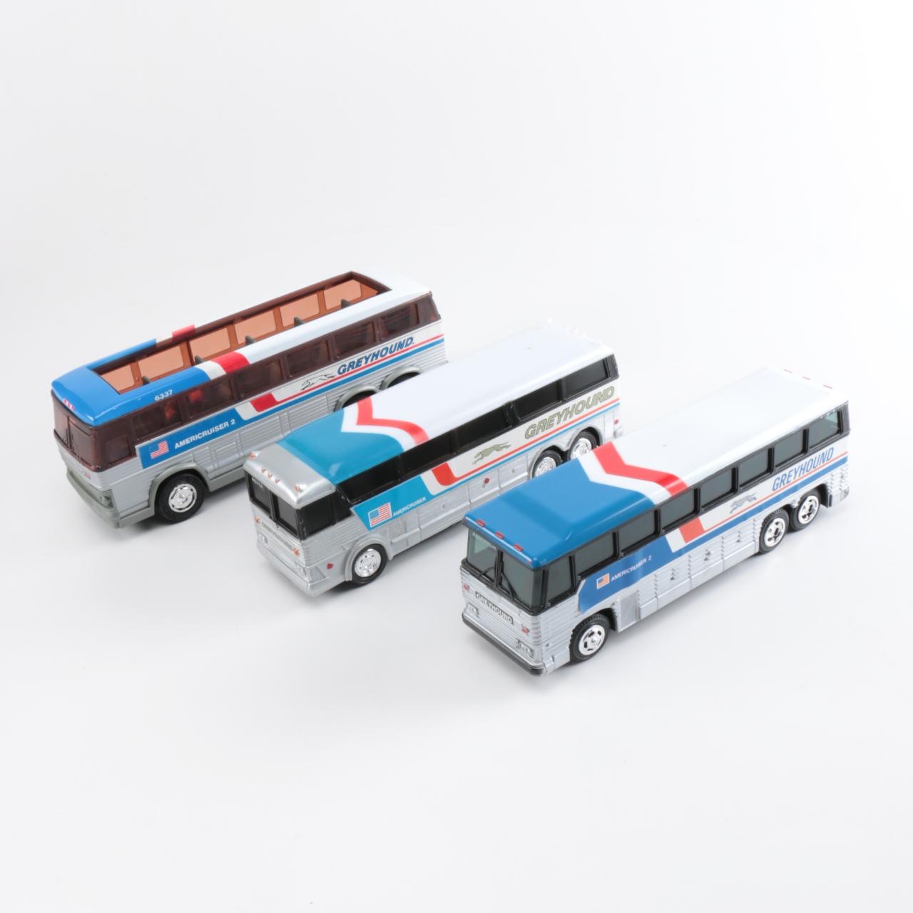 Collection of Plastic Toy Greyhound Buses | EBTH
