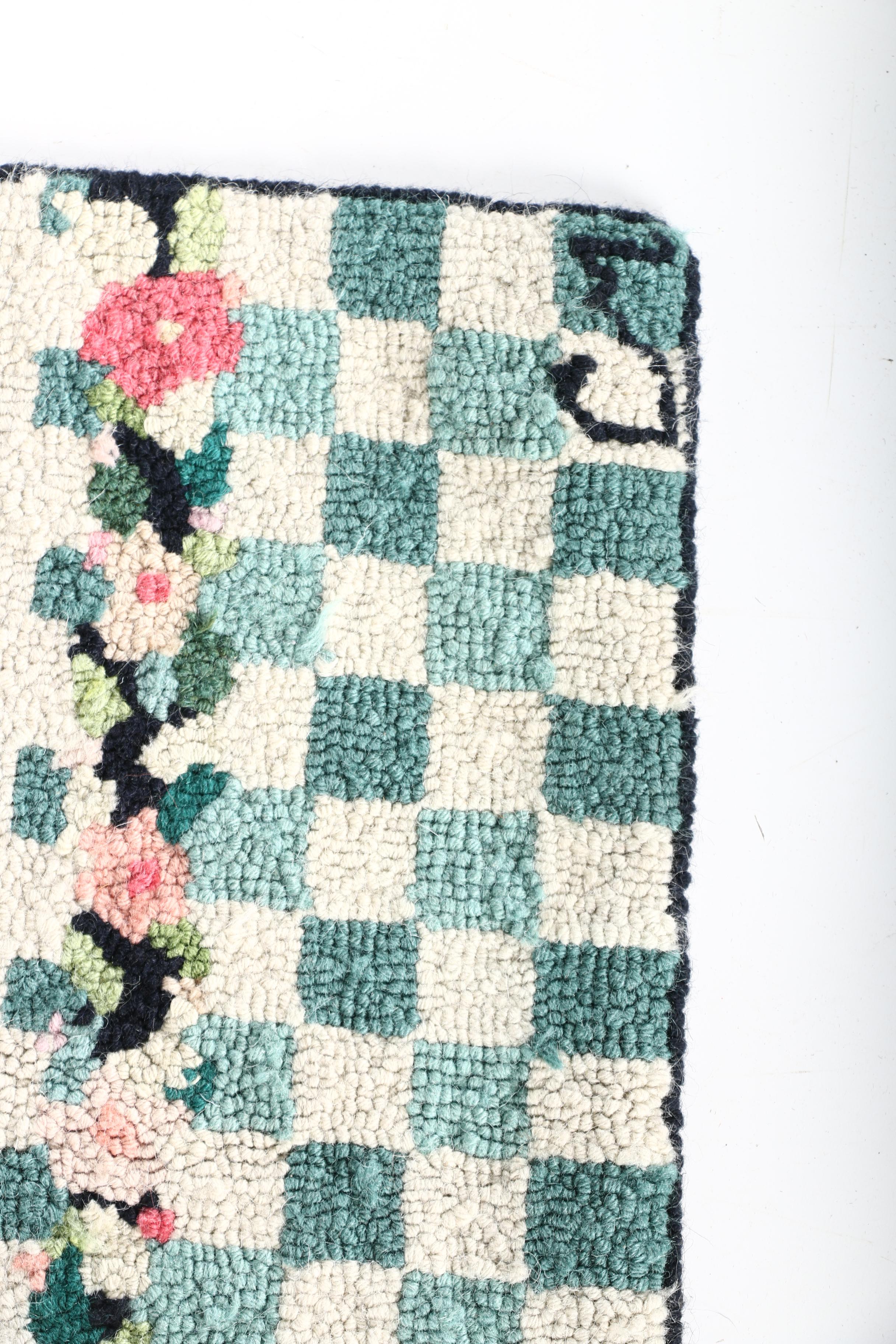 Pair of Claire Murray Hand Hooked Pictorial Rugs | EBTH