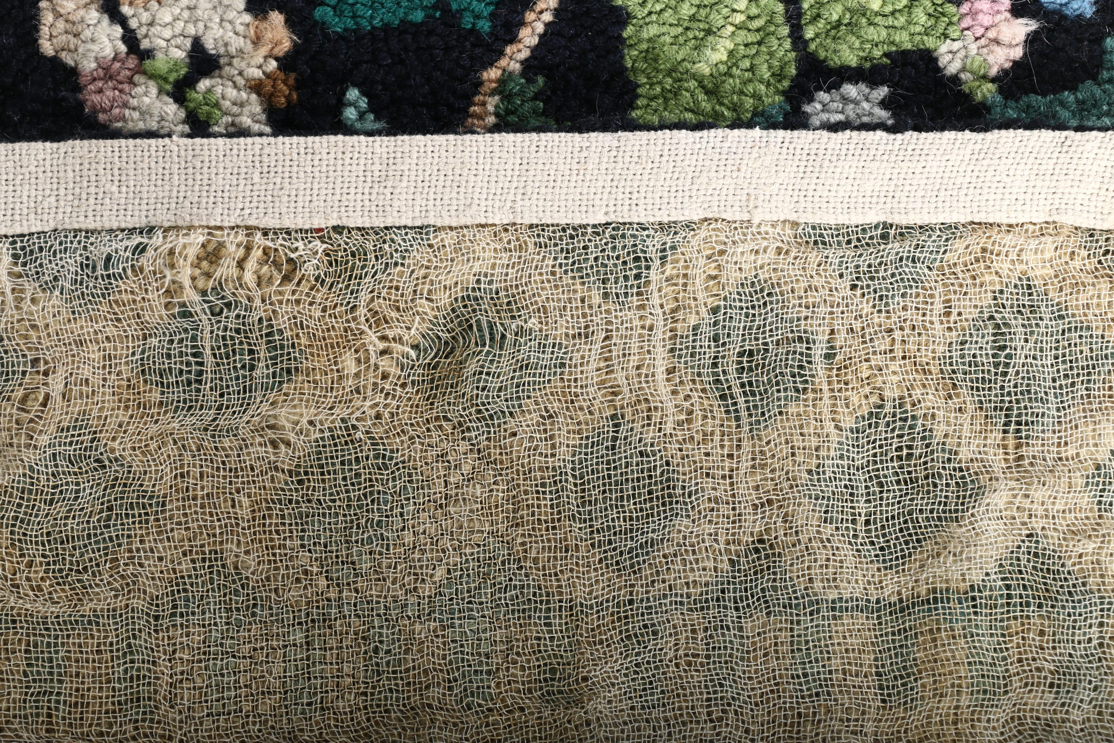 Pair of Claire Murray Hand Hooked Pictorial Rugs | EBTH