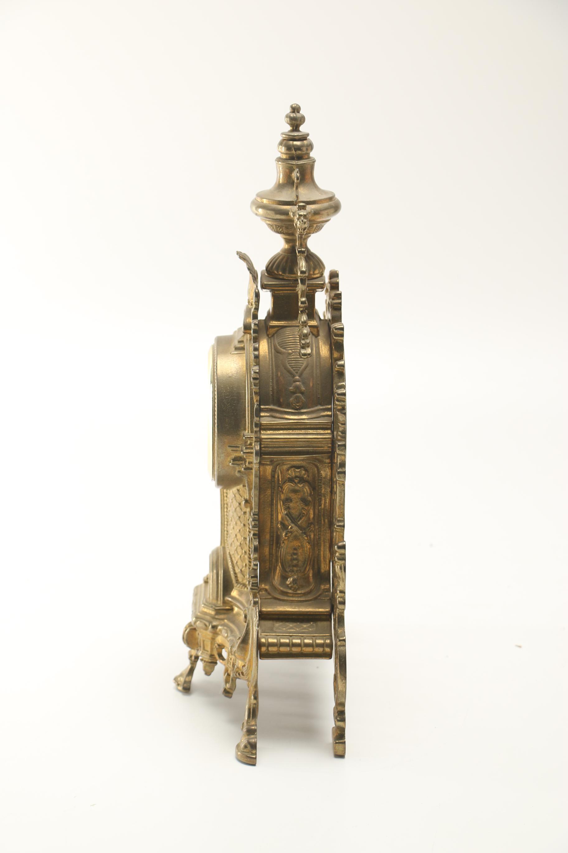 Brass Quartz Uranio Mantel Clock | EBTH