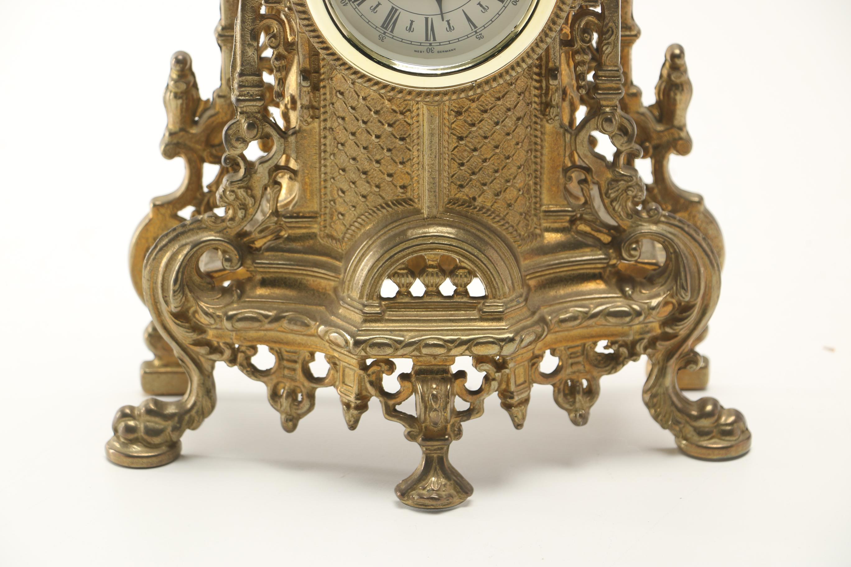 Brass Quartz Uranio Mantel Clock | EBTH
