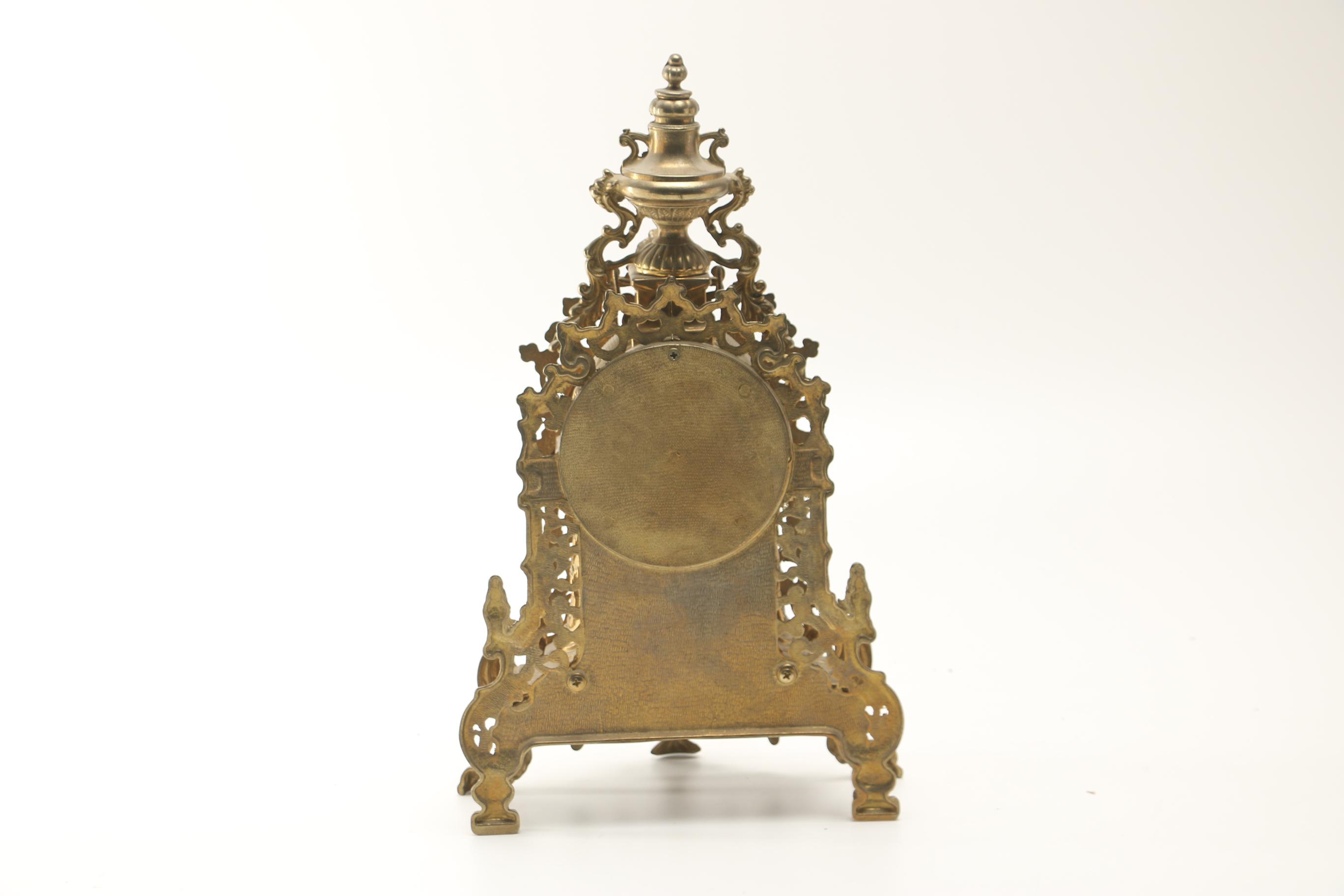Brass Quartz Uranio Mantel Clock | EBTH
