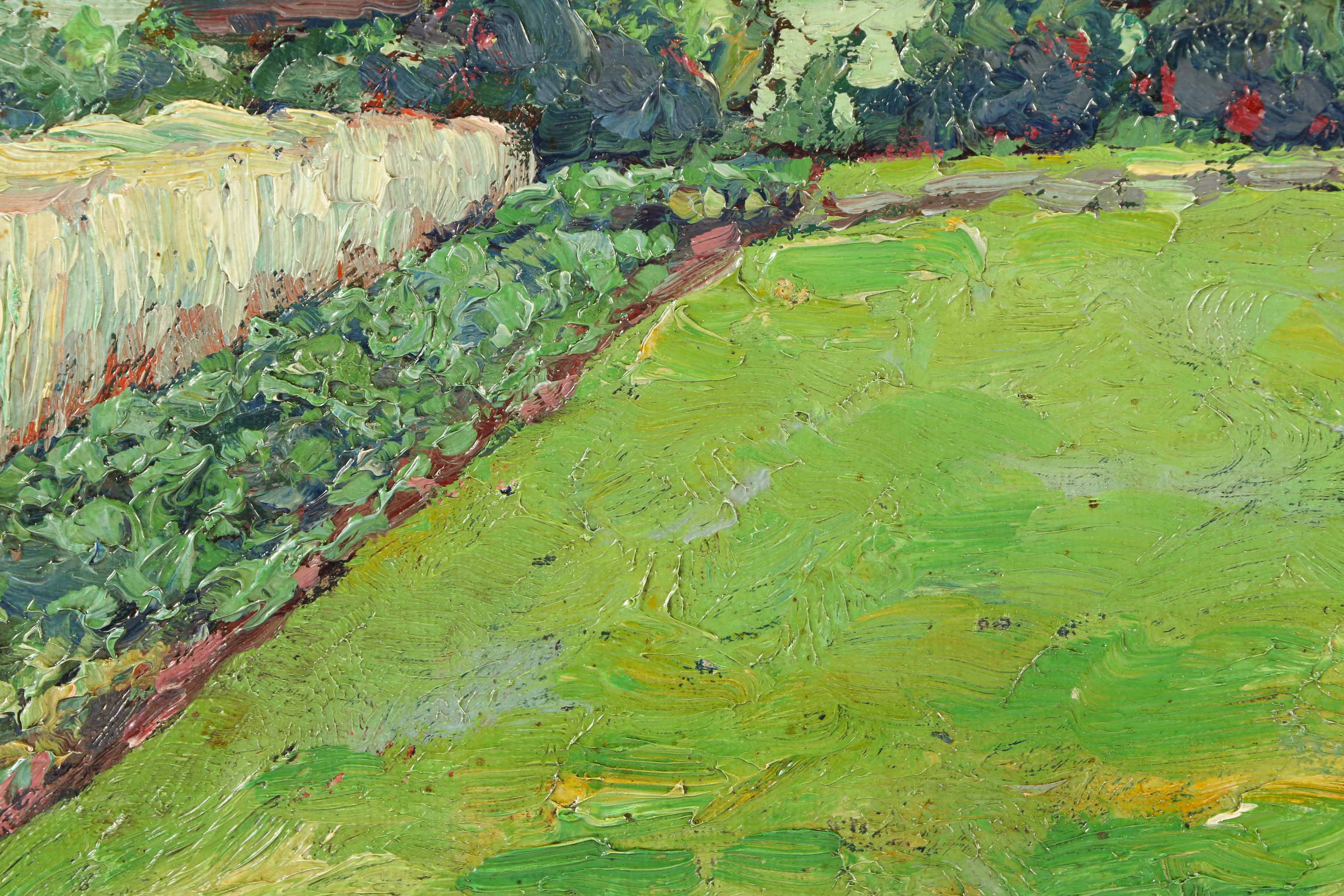 Framed Oil Painting on Board "Malang, Java" | EBTH