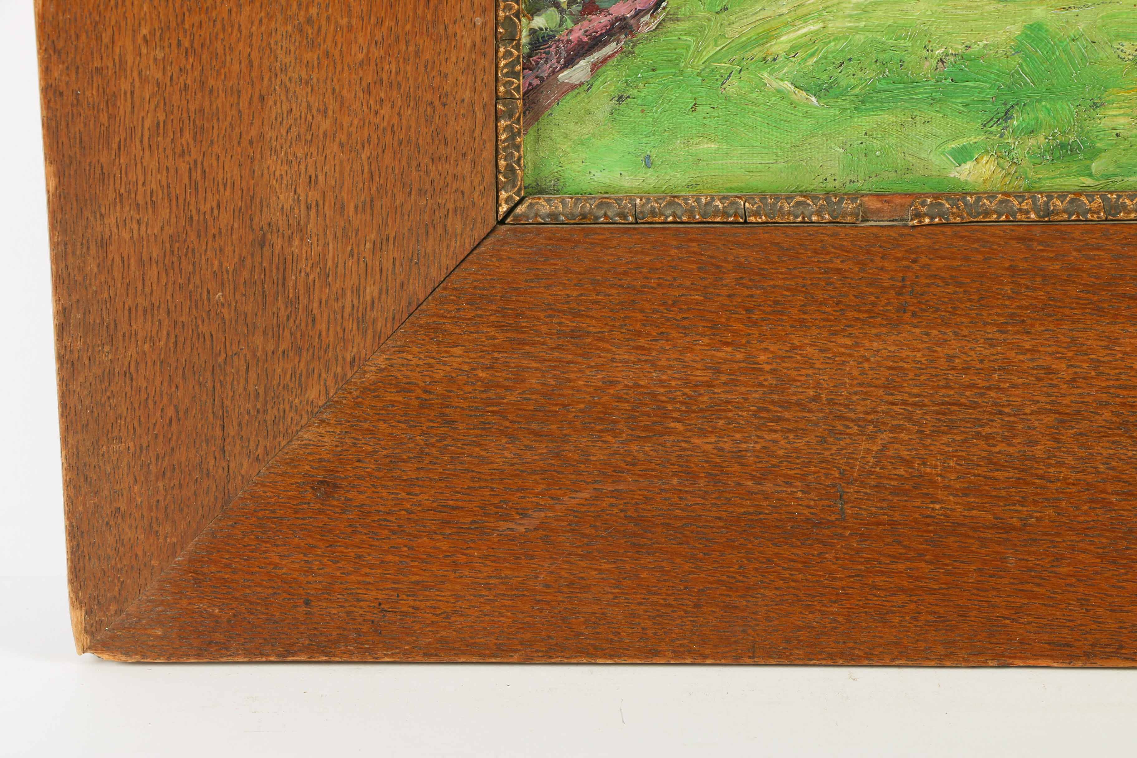 Framed Oil Painting on Board "Malang, Java" | EBTH