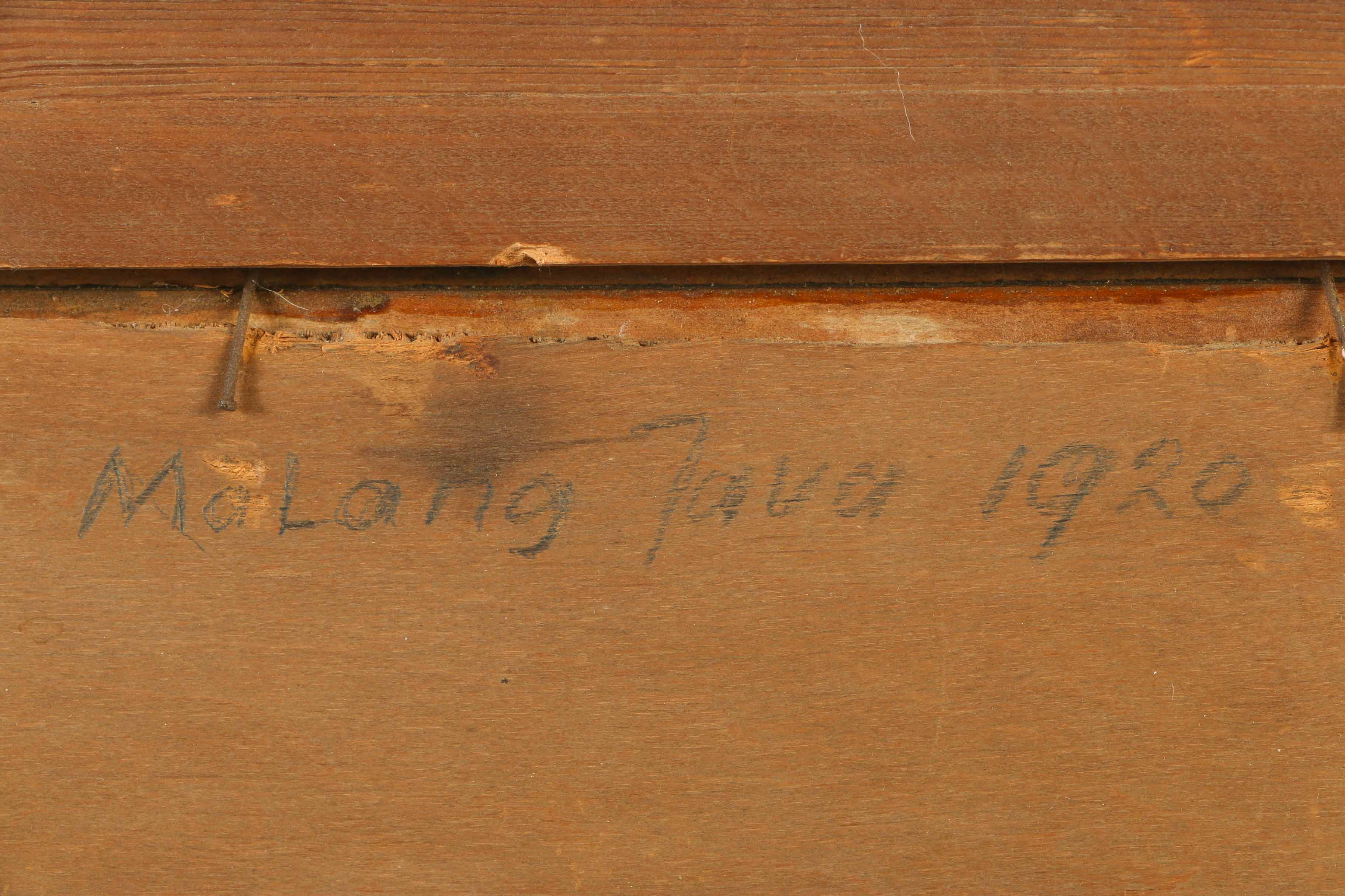 Framed Oil Painting on Board "Malang, Java" | EBTH