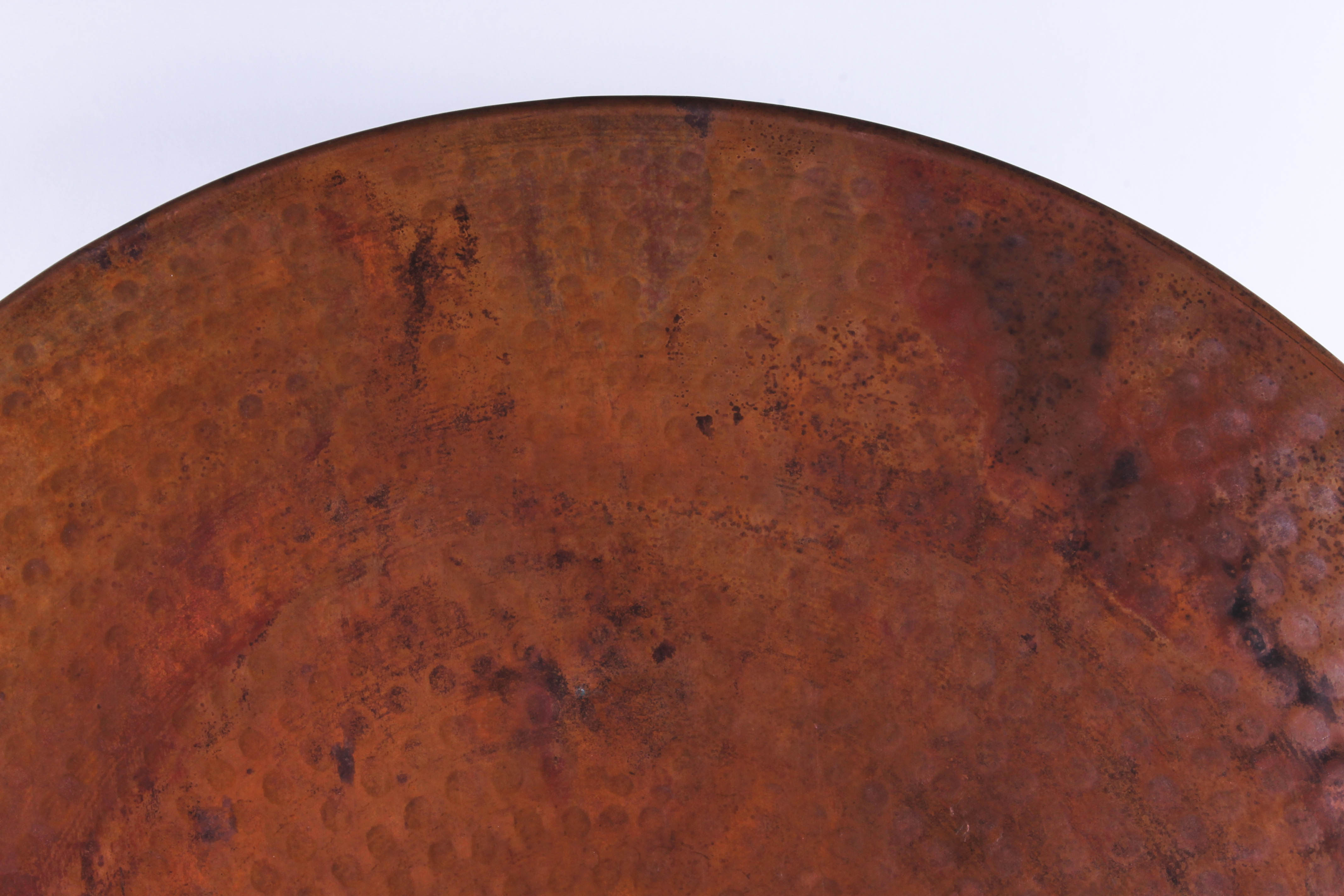 Large Hammered Copper Platter | EBTH