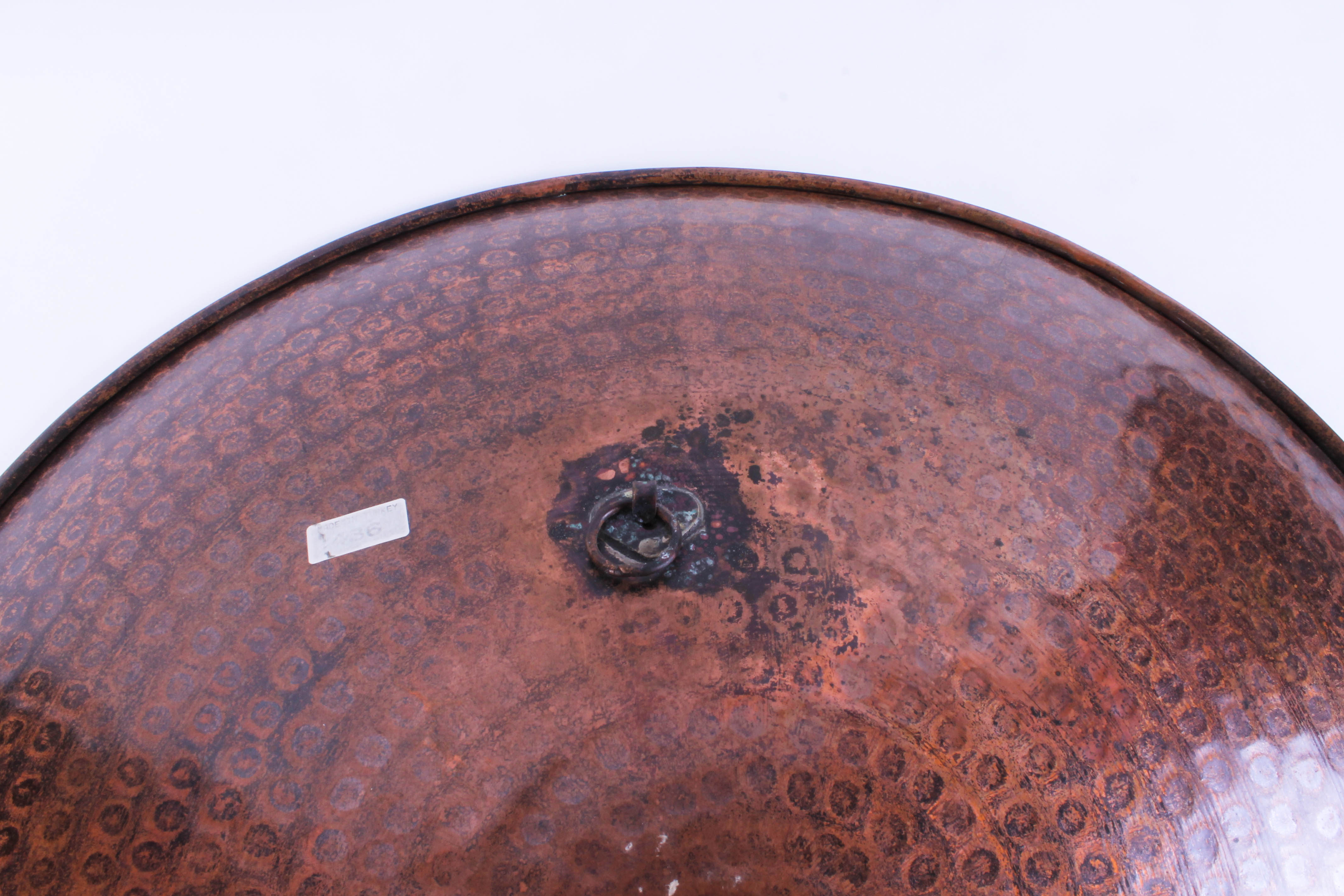 Large Hammered Copper Platter | EBTH