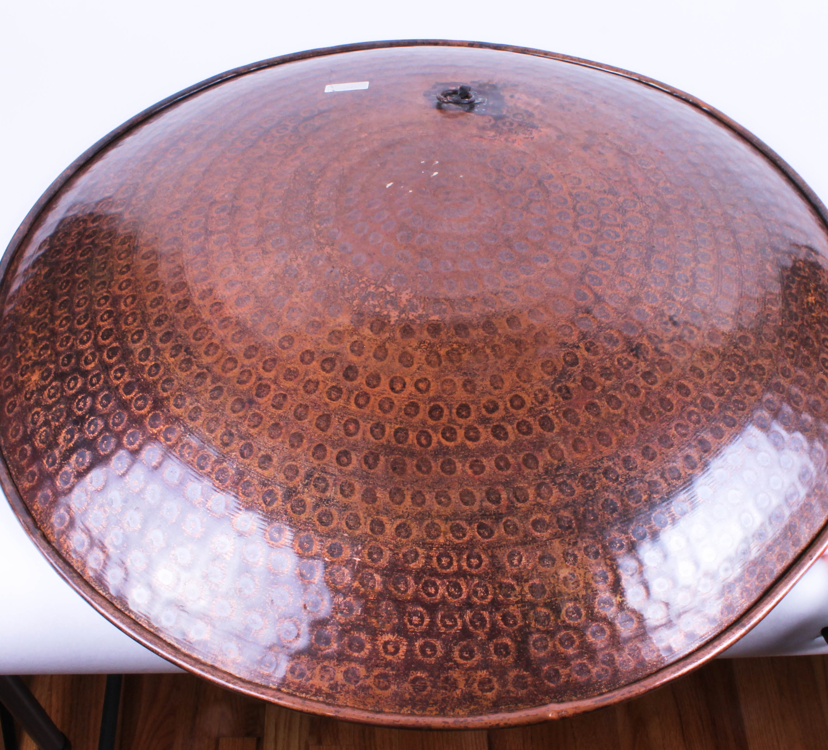 Large Hammered Copper Platter | EBTH
