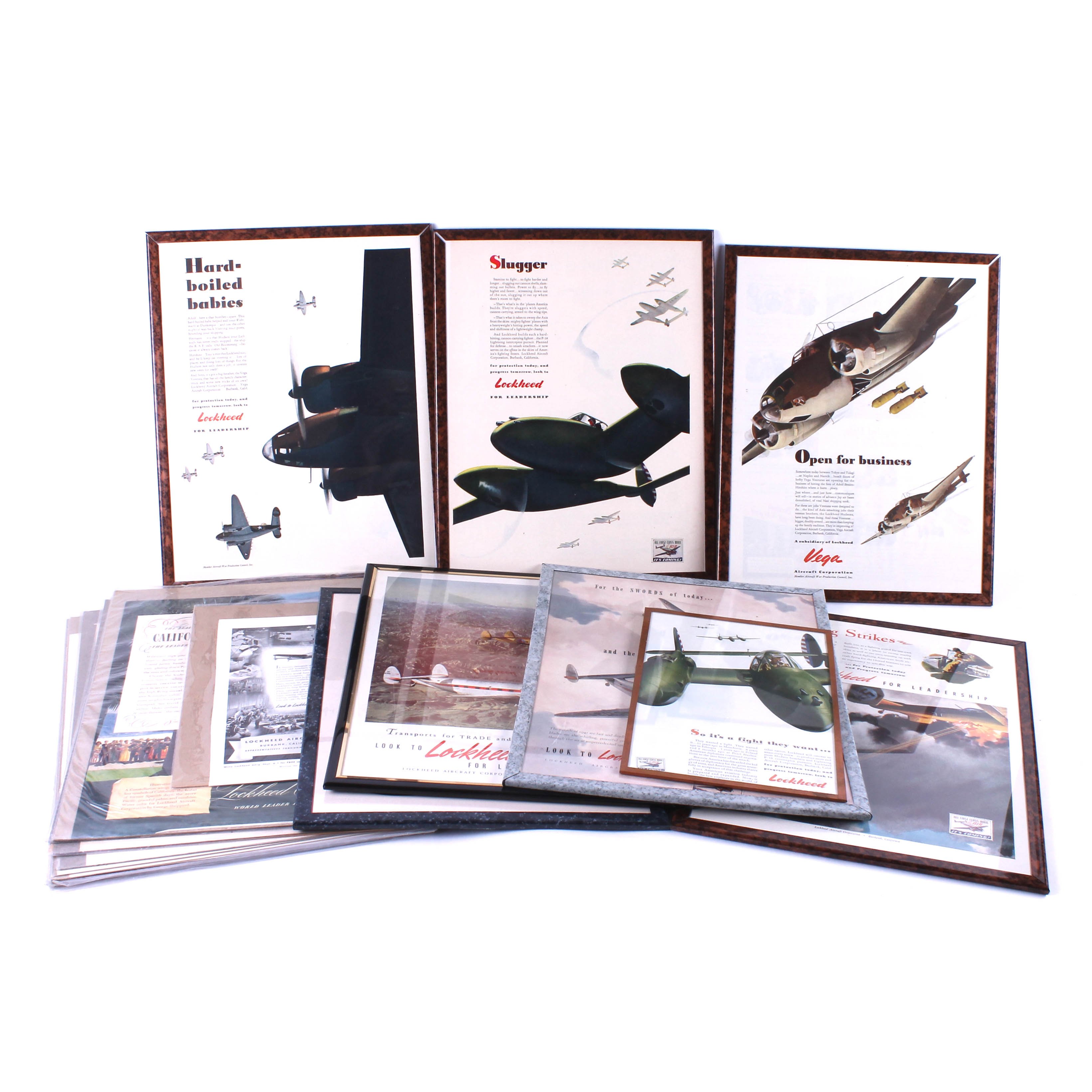Collection of Lockheed Aircraft Posters and Advertising | EBTH