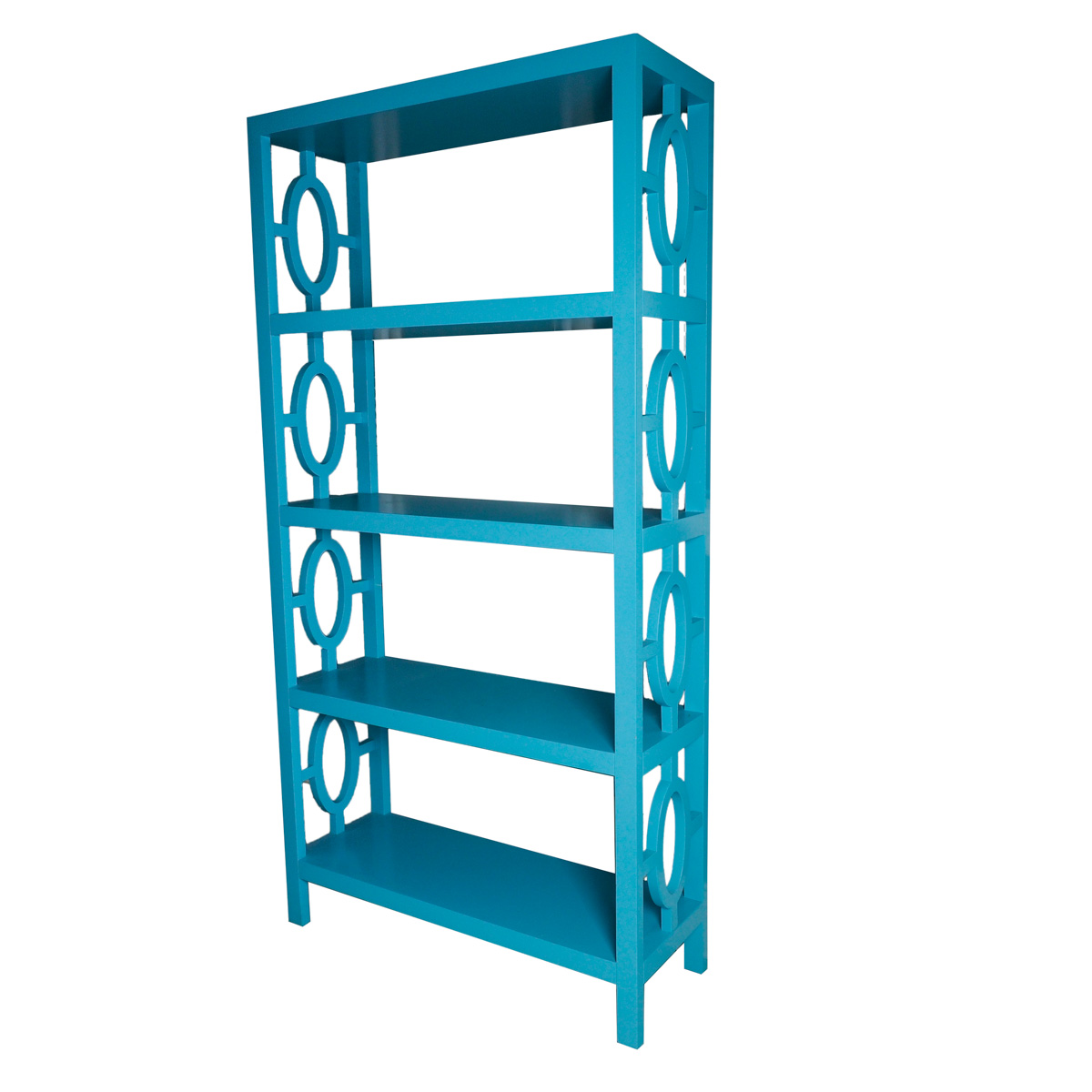 Tall Turquoise Bookcase | EBTH