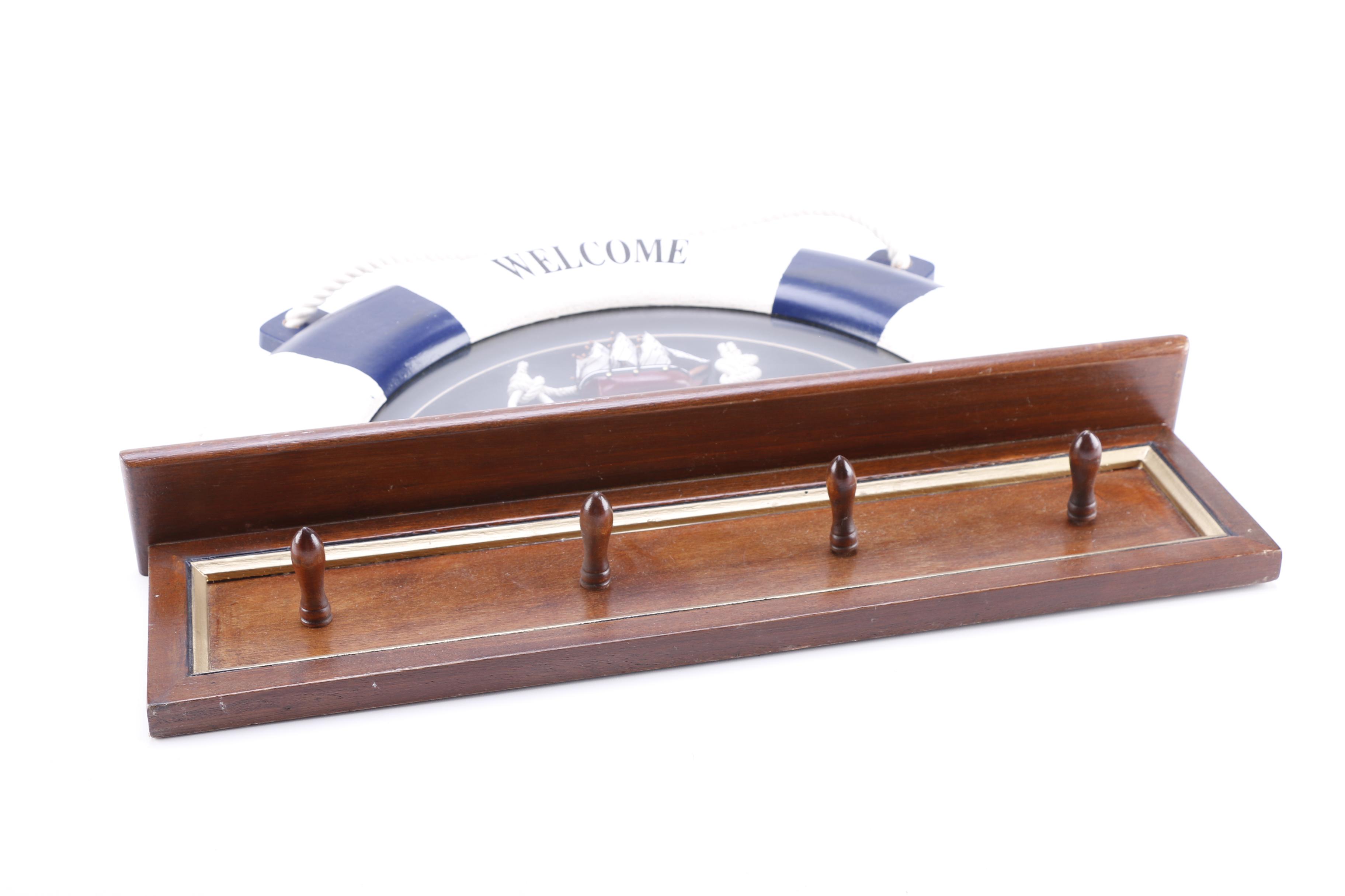 Contemporary Nautical Themed Coat Rack | EBTH