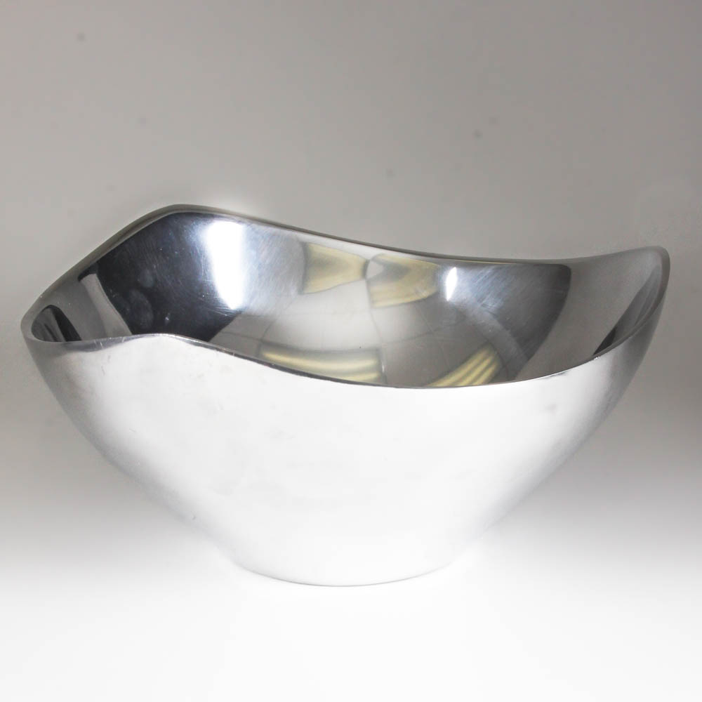 Handcrafted Silver Tone Nambe Bowl | EBTH