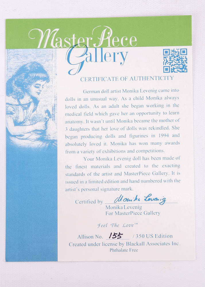 MasterPiece Doll "Allison" with Light Brunette Hair and Brown Eyes | EBTH