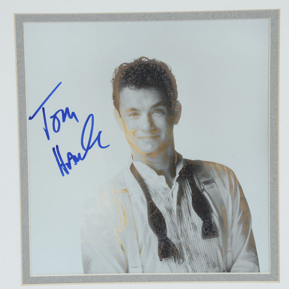 Silver Gelatin Photo of Tom Hanks Autographed Visual COA | EBTH
