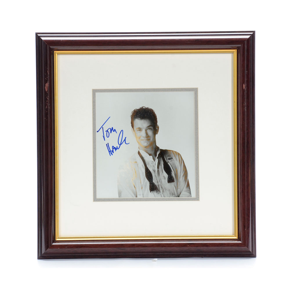 Silver Gelatin Photo of Tom Hanks Autographed Visual COA | EBTH