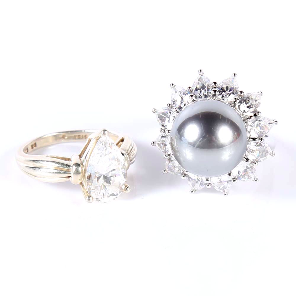 Sterling Silver Cocktail Rings | EBTH