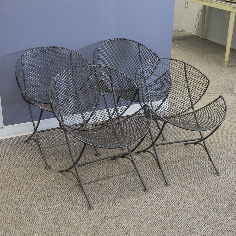 Mid-Century Modern Salterini Orange Slice Chairs | EBTH