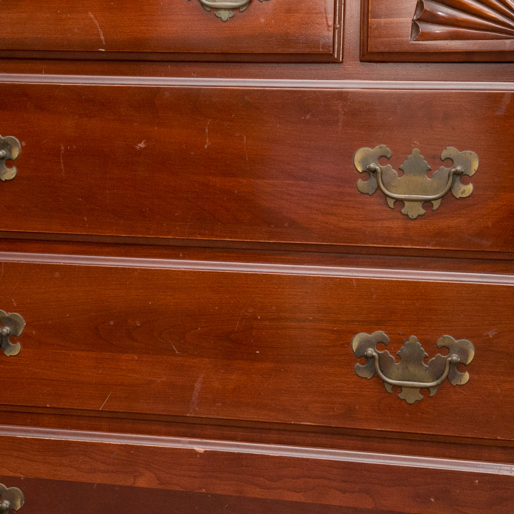 Vintage Kling Cherry Bureau with Mirror | EBTH
