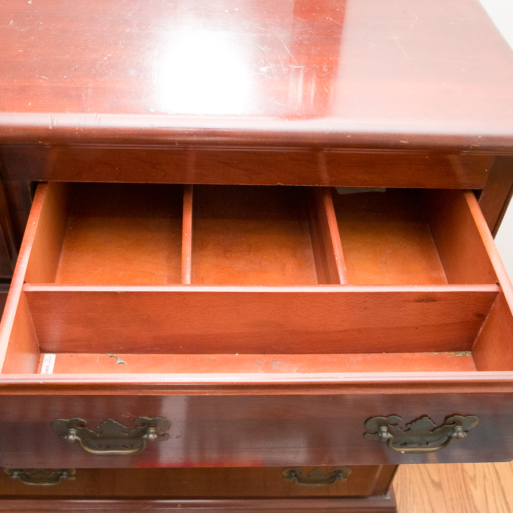 Vintage Kling Cherry Bureau with Mirror | EBTH