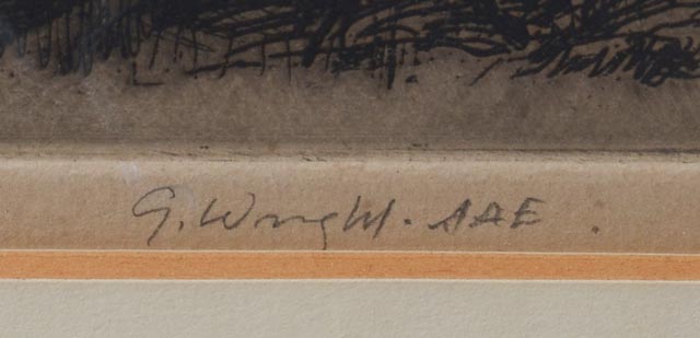 George Hand Wright Early 20th-Century Etching "Fairfield Hunt" | EBTH