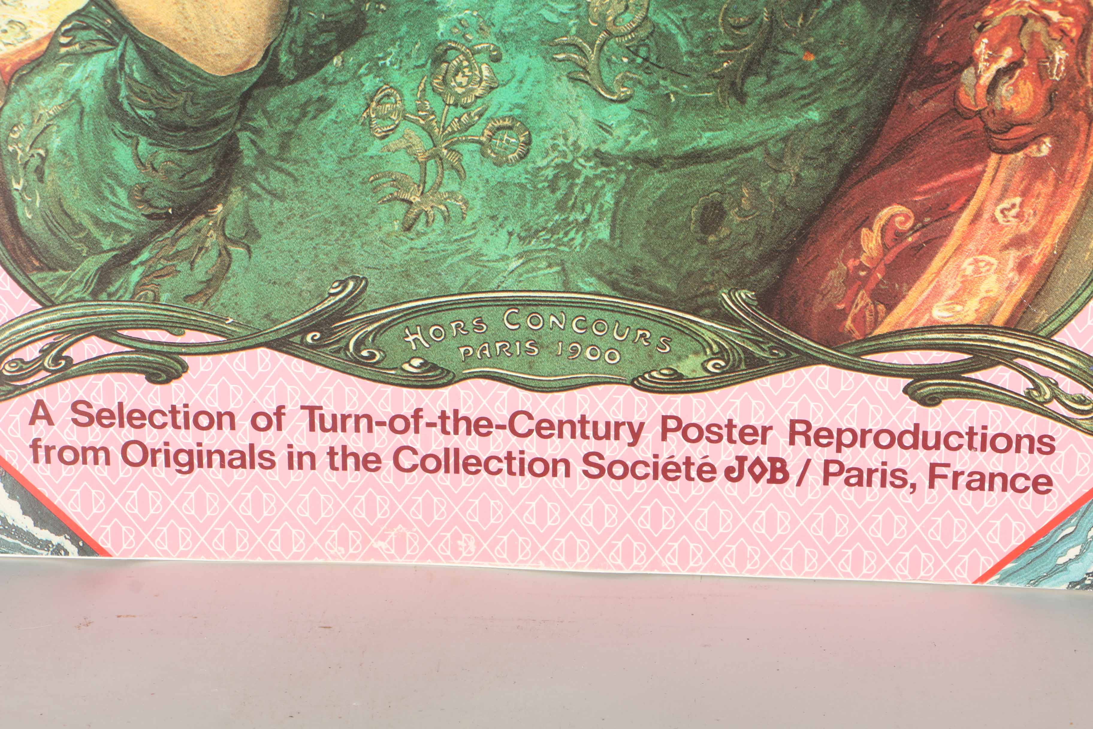 French Advertising Poster Reproductions for Job Cigarettes | EBTH