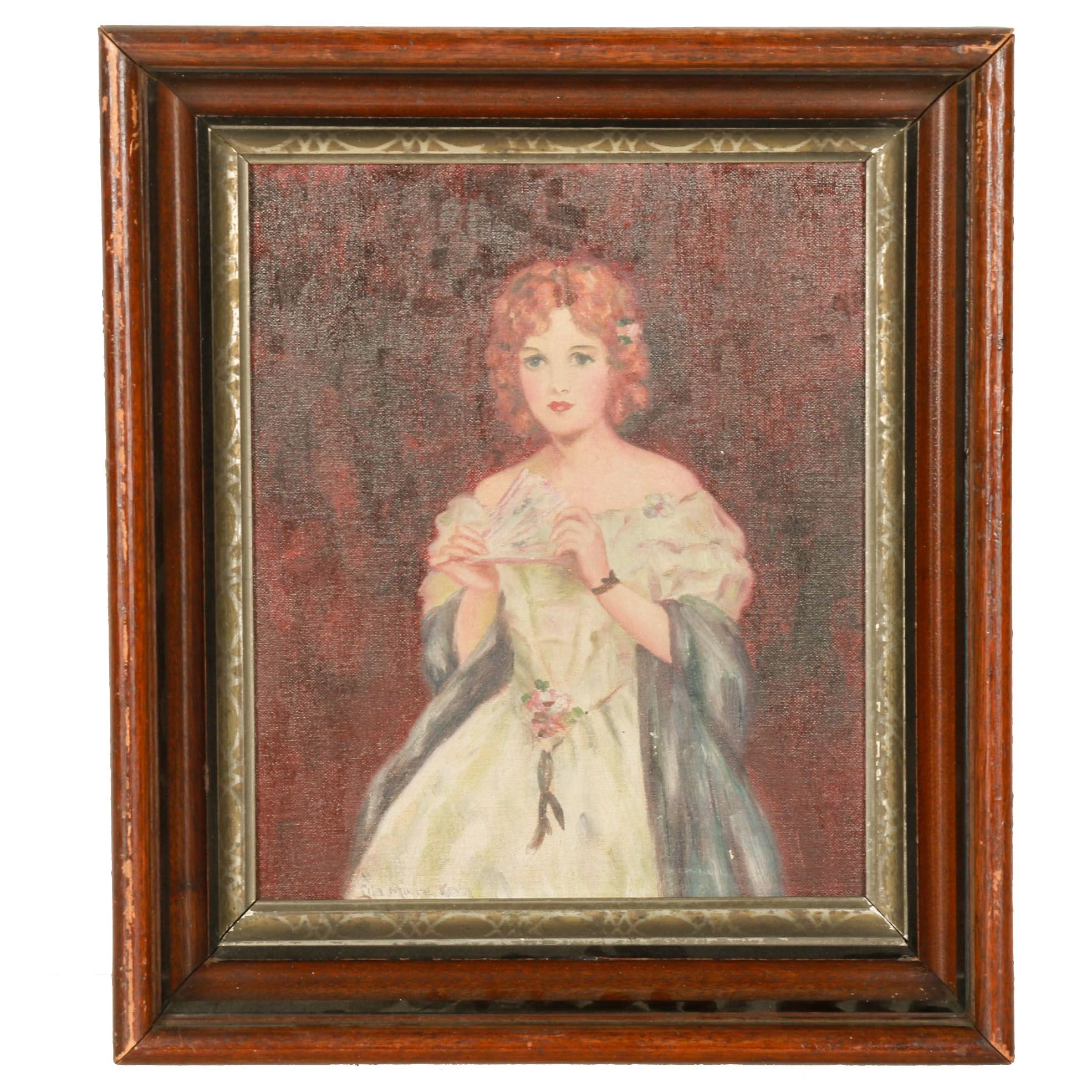 Lila Moore Keen Southern Belle Oil on Canvas | EBTH