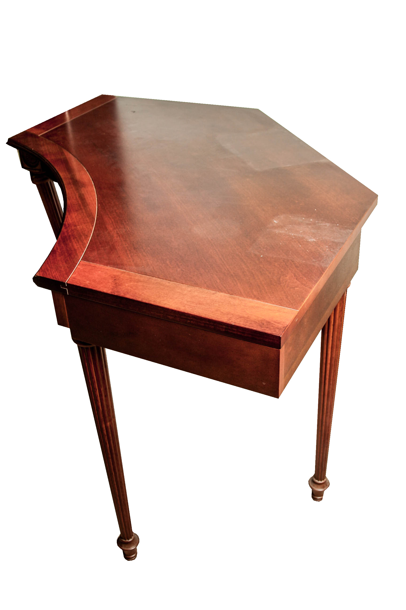 Contemporary Rounded Corner Desk | EBTH