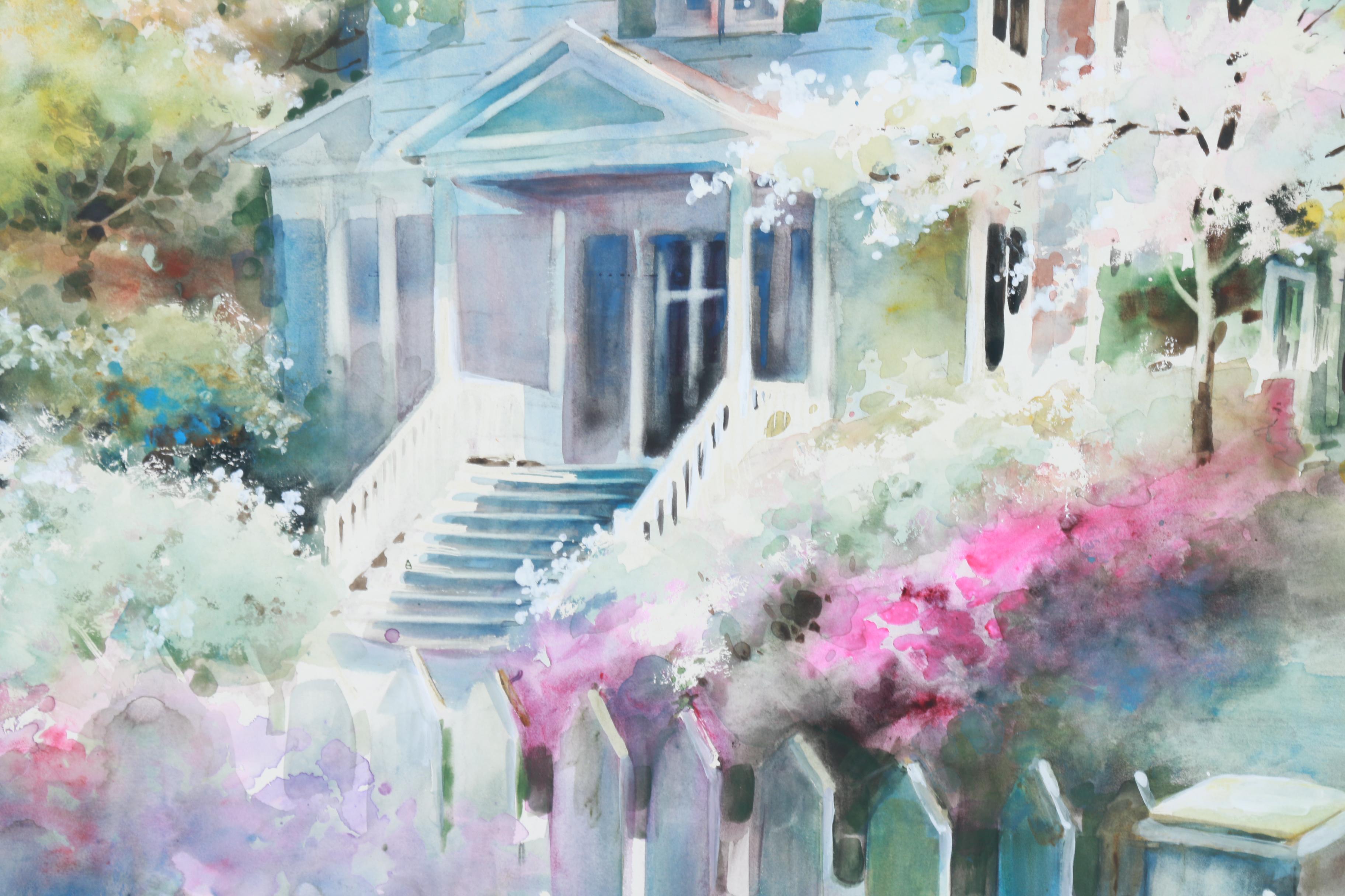 Josie Van Gent Edell Watercolor on Paper "A Summerplace" | EBTH