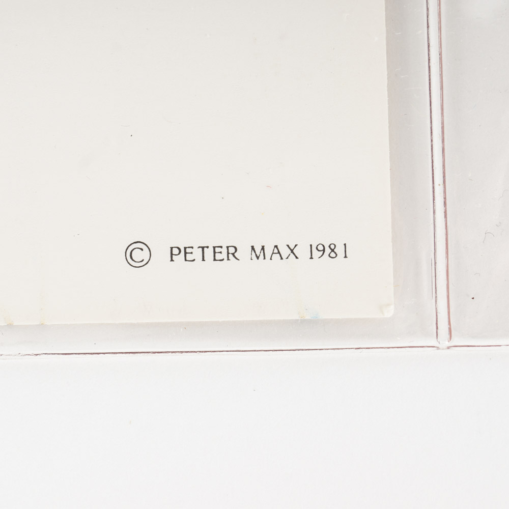 Eight Postcards with Art by Peter Max | EBTH