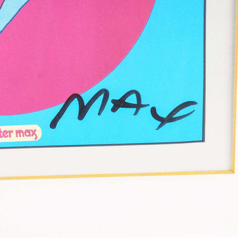 Signed Peter Max Serigraph of Virgo | EBTH